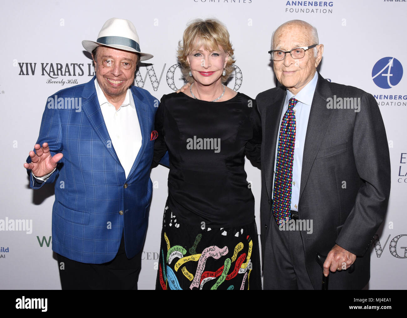 Beverly Hills, USA. 03rd May, 2018. Sergio Mendes, Lyn Lear and Norman ...