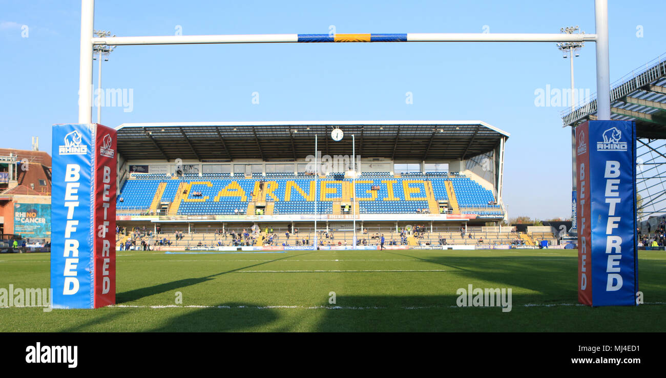 Leeds, UK. 4th May 2018, Emerald Headingley Stadium, Leeds, England ...