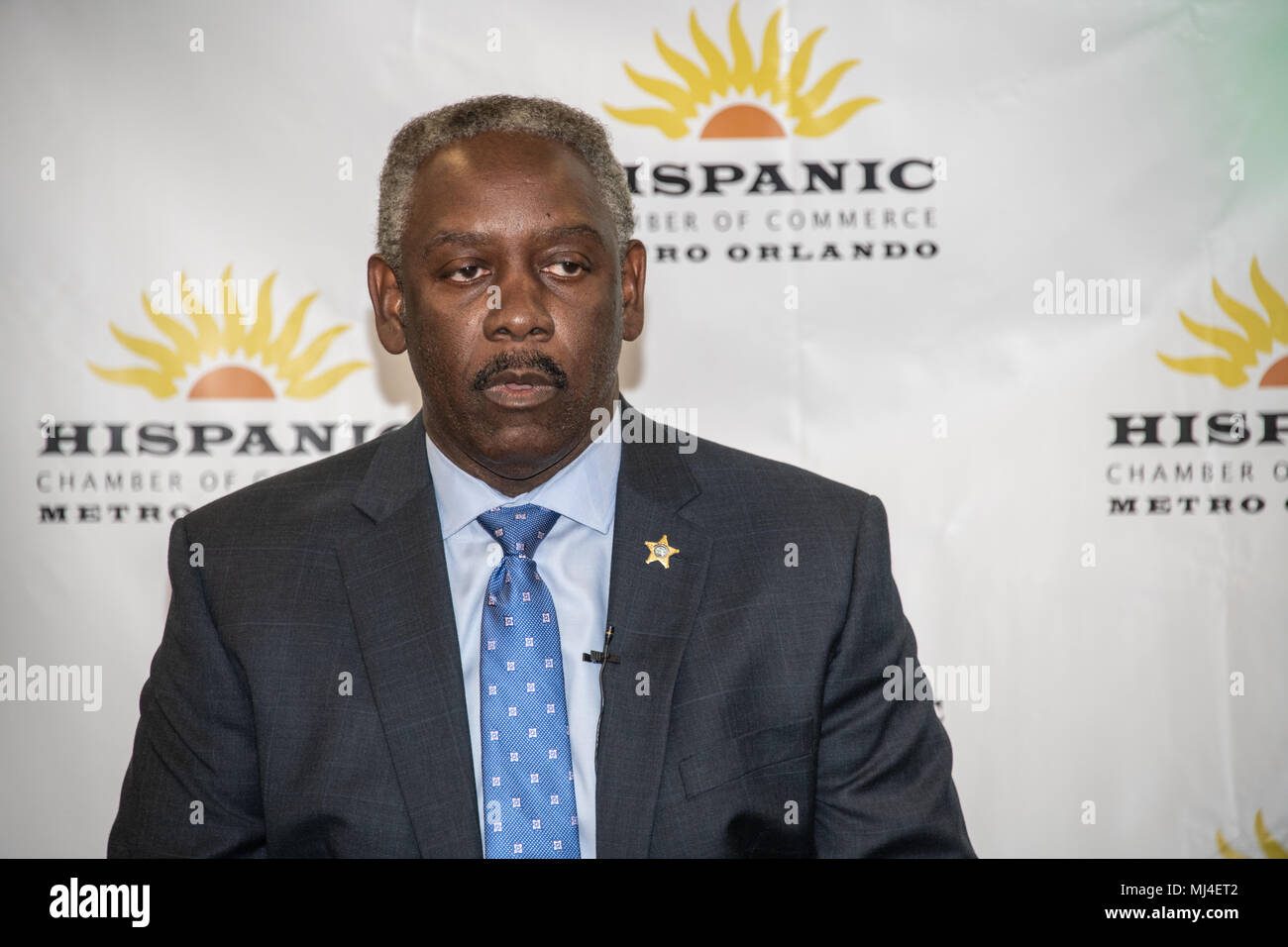 Orlando, Fl, USA. 04 May, 2018. Orange County Florida Mayor Jerry ...