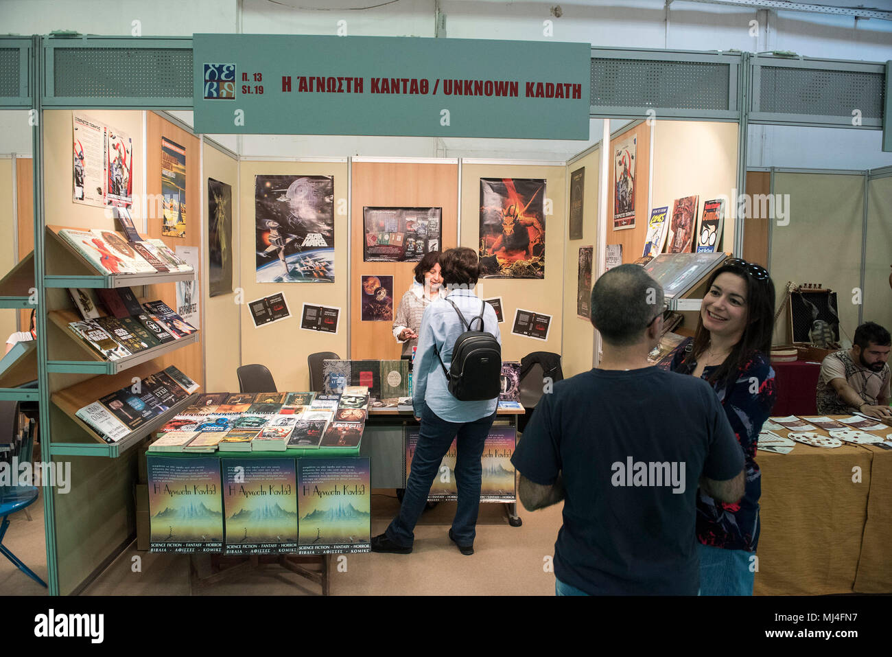 Book fair booth hi-res stock photography and images - Alamy