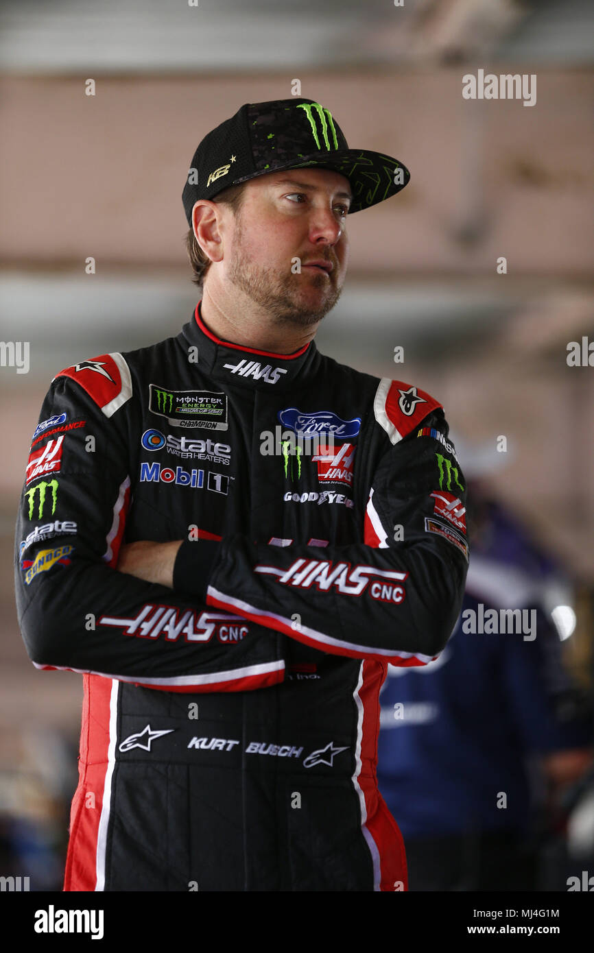 Dover, Delaware, USA. 4th May, 2018. Kurt Busch (41) hangs out in the ...