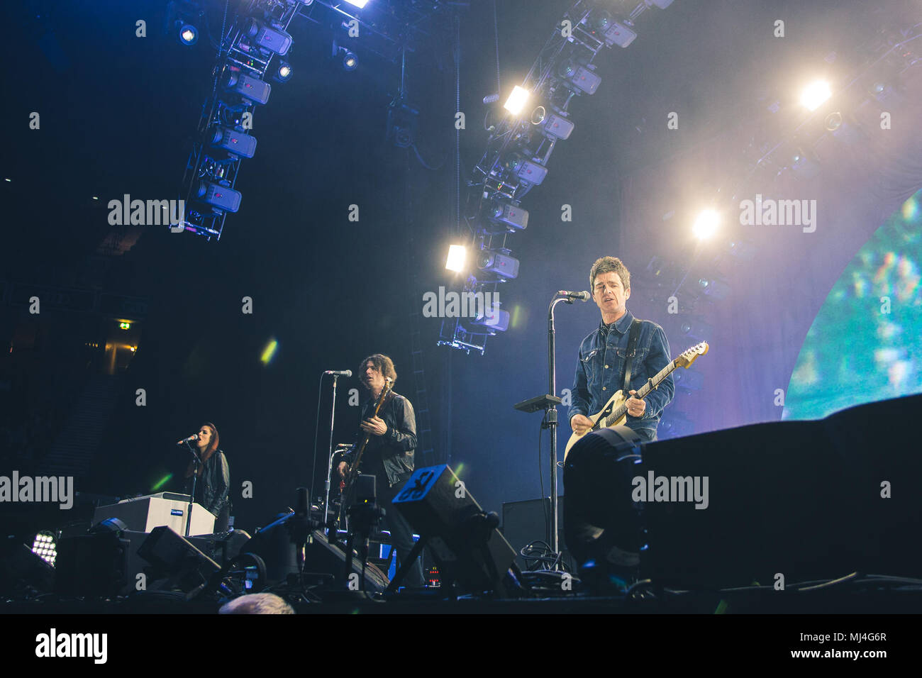 May 4, 2018 - Noel Gallagher's High Flying Birds performing at the ...
