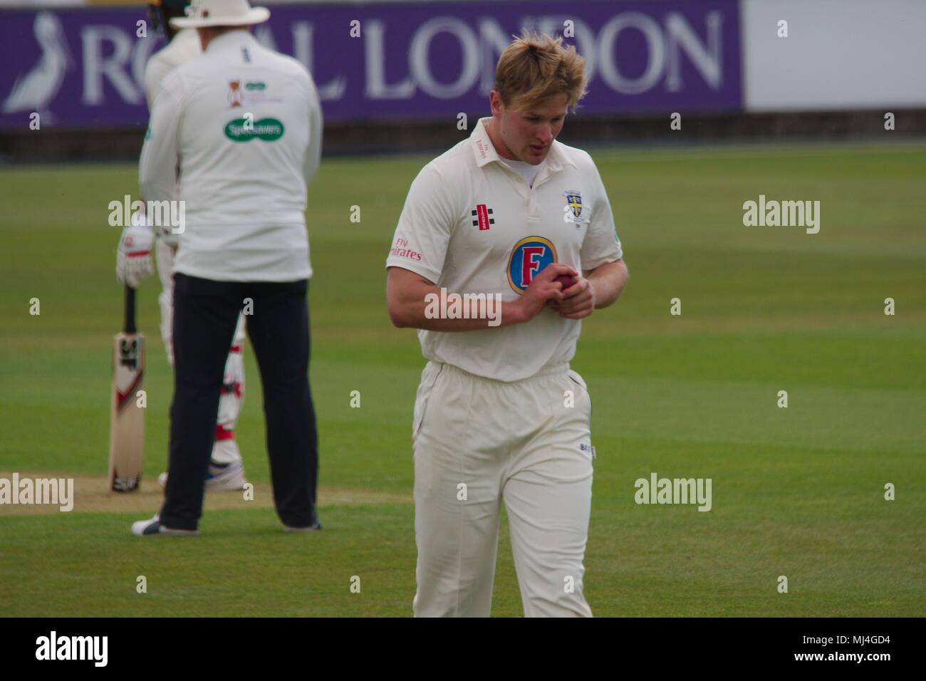 Durham bowler barry mccarthy hi-res stock photography and images - Alamy