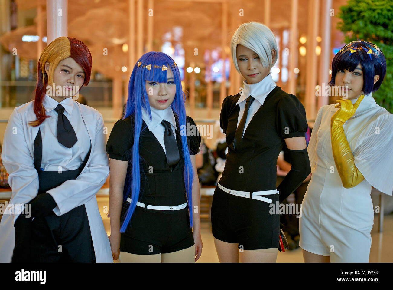 Comic Con costume Cosplay girls and . Bangkok Thailand Southeast Asia ...