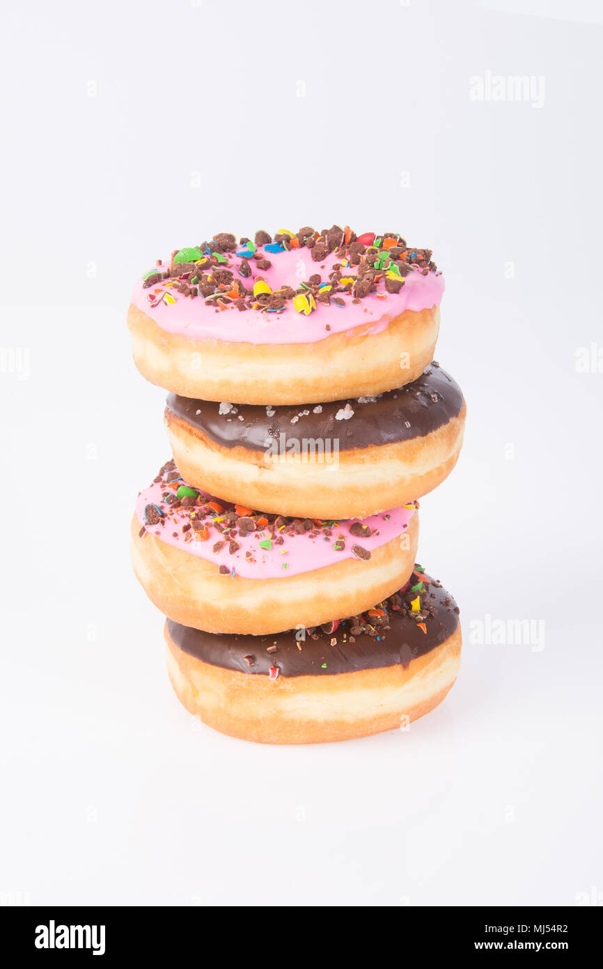 donut. Assorted donuts on background Stock Photo - Alamy