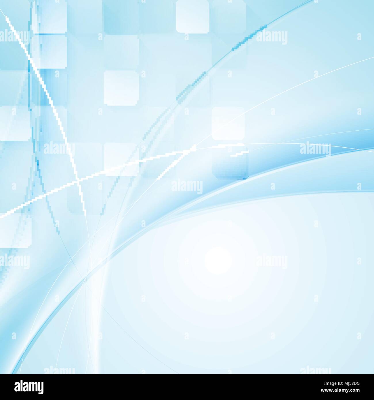 Bright abstract tech wavy background. Vector design Stock Vector Image ...