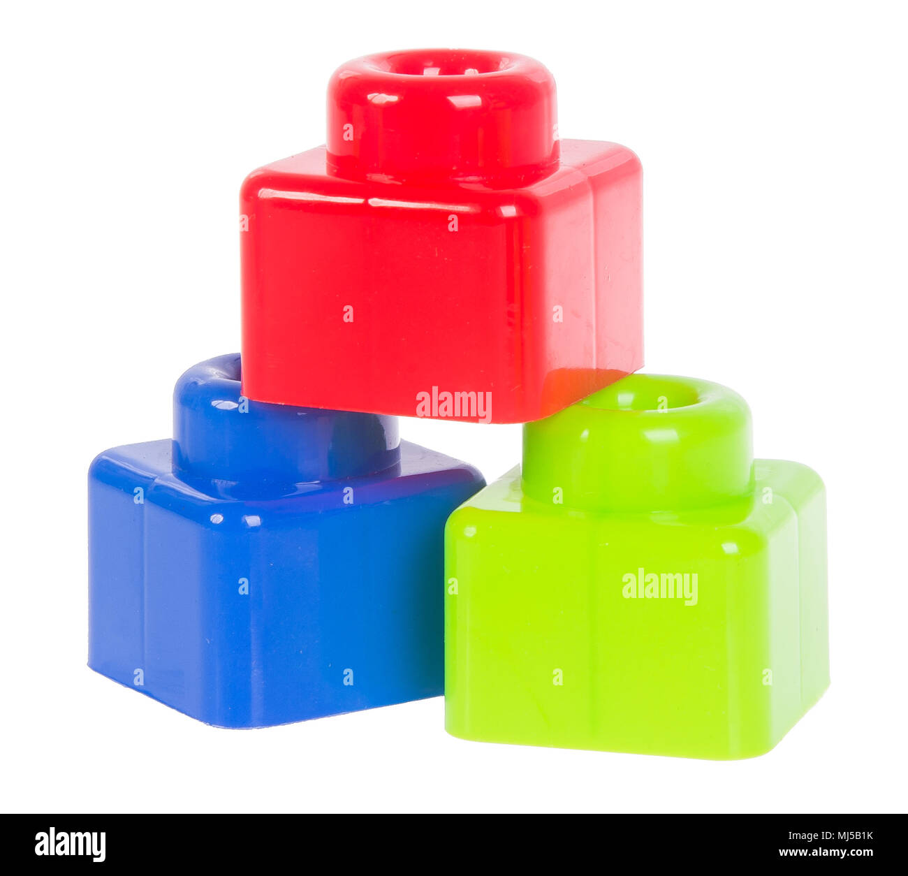 toy. Plastic toy blocks on the background Stock Photo - Alamy
