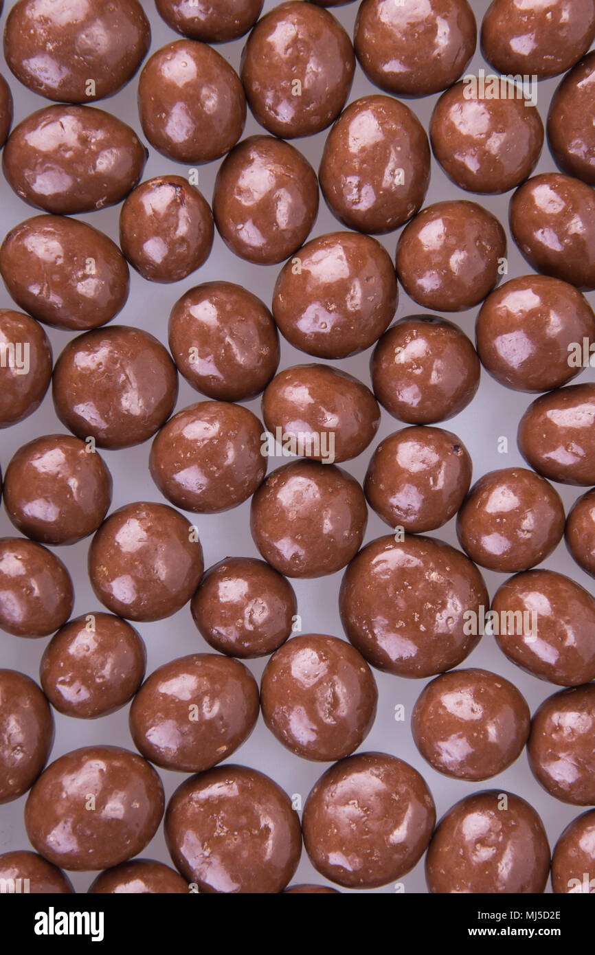 chocolate balls. chocolate balls on a background Stock Photo - Alamy