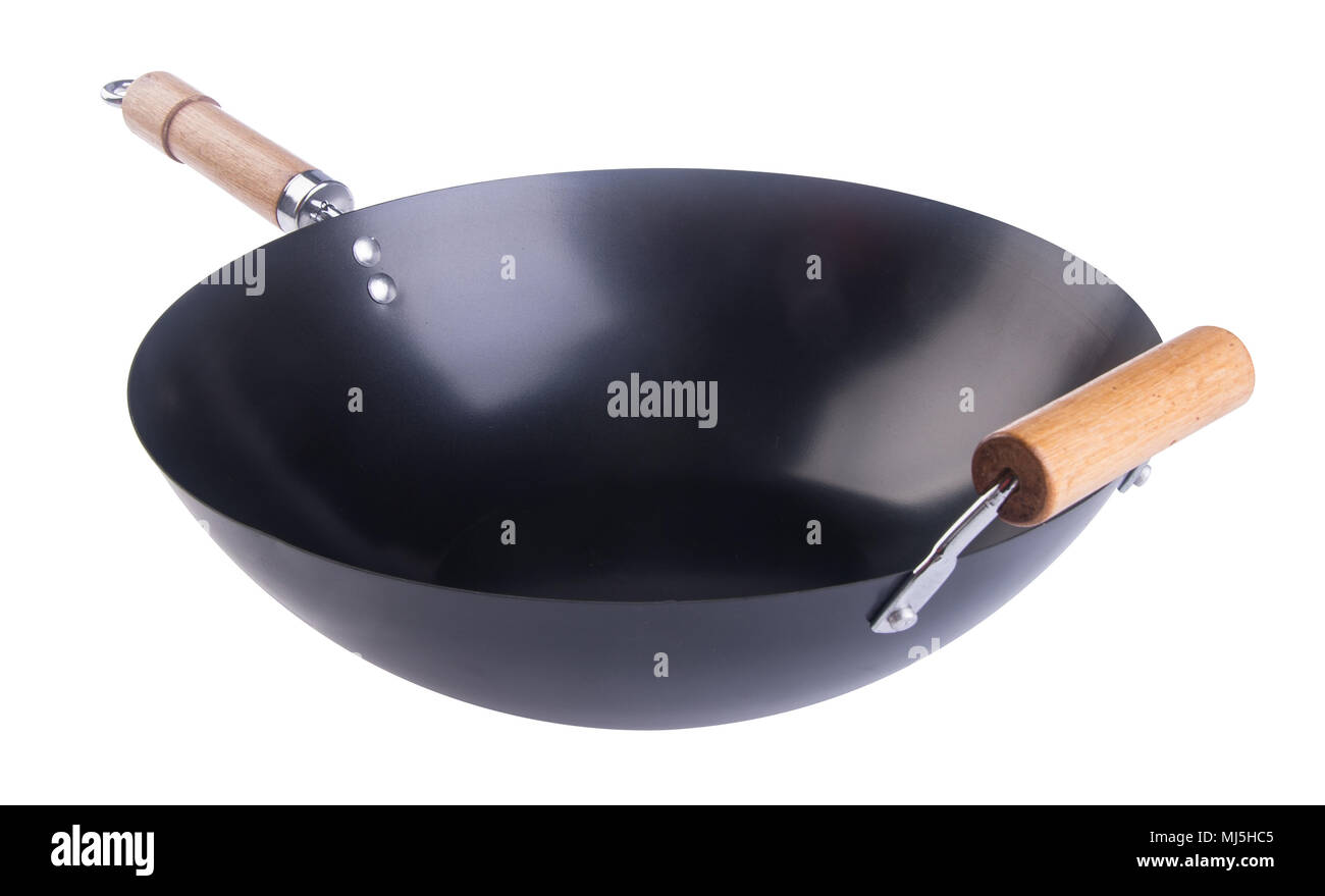 Wok, asia cooking wok on the background Stock Photo - Alamy