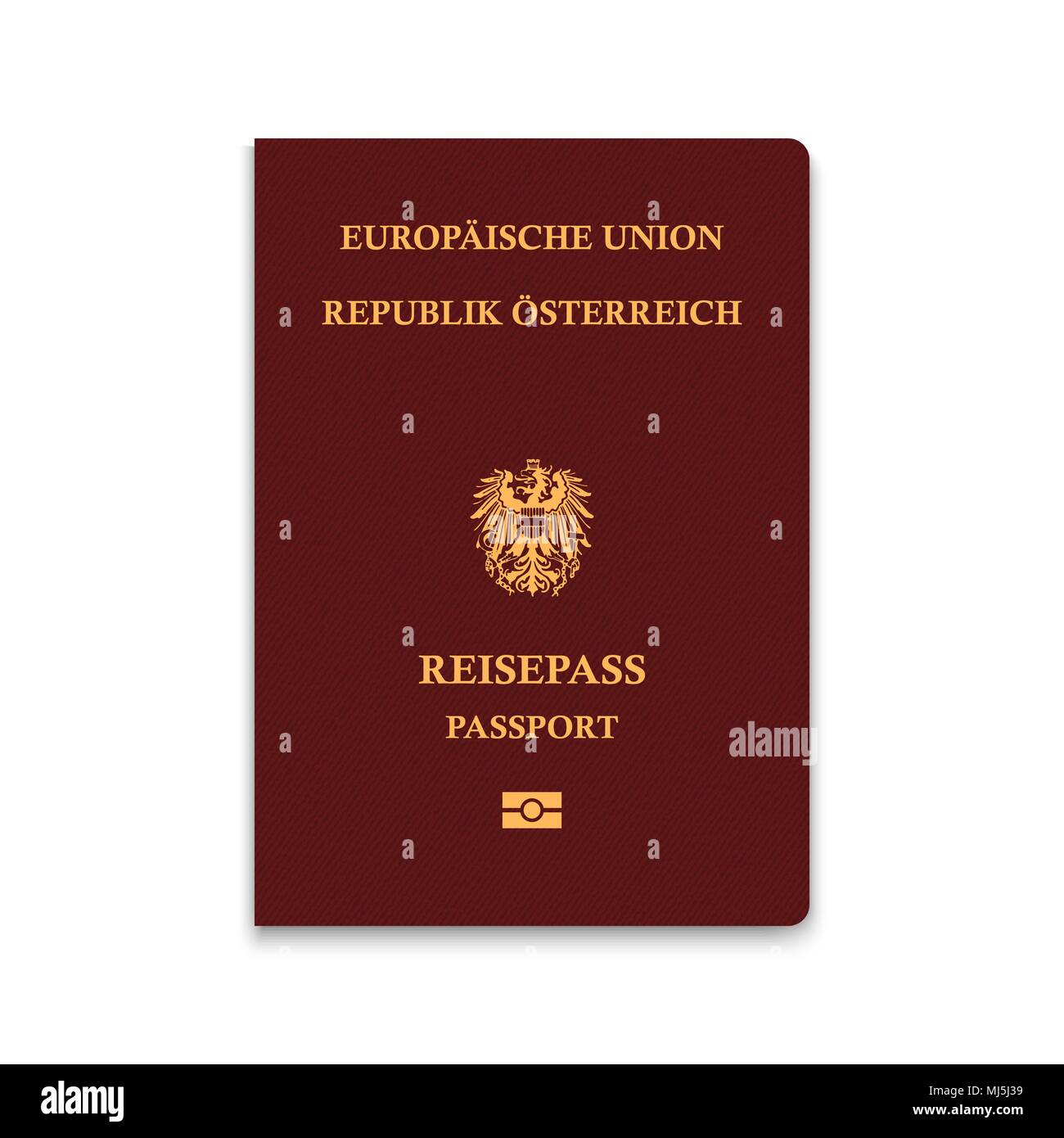 Passport of Austria. Vector illustration Stock Vector Image & Art - Alamy