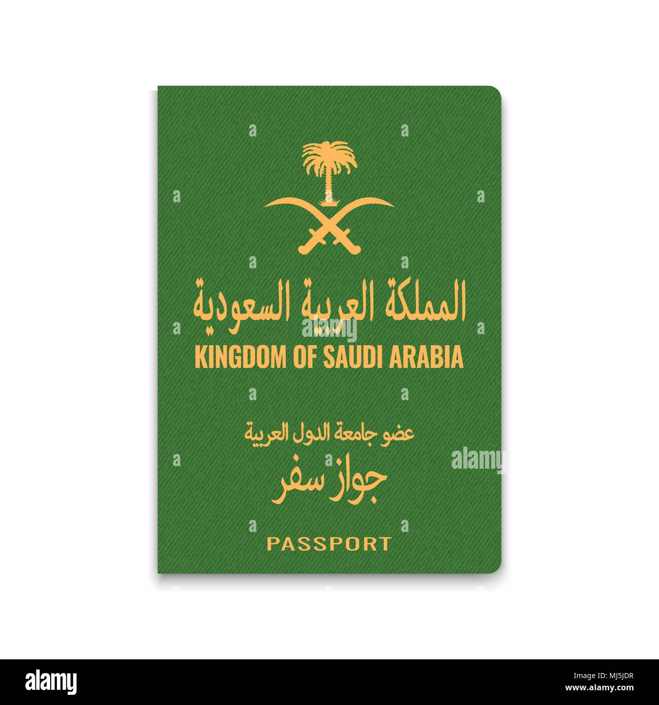 Passport of Saudi Arabia. Vector illustration Stock Vector Image & Art ...
