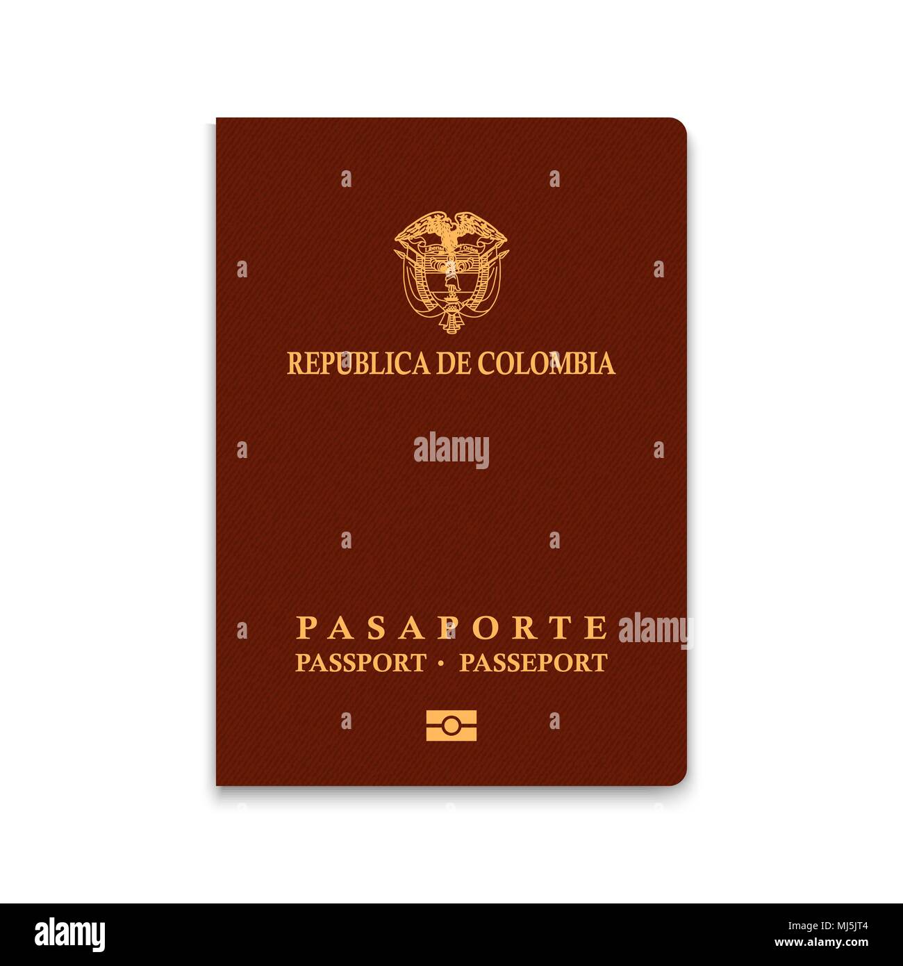 Passport of Colombia. Vector illustration Stock Vector Image & Art - Alamy
