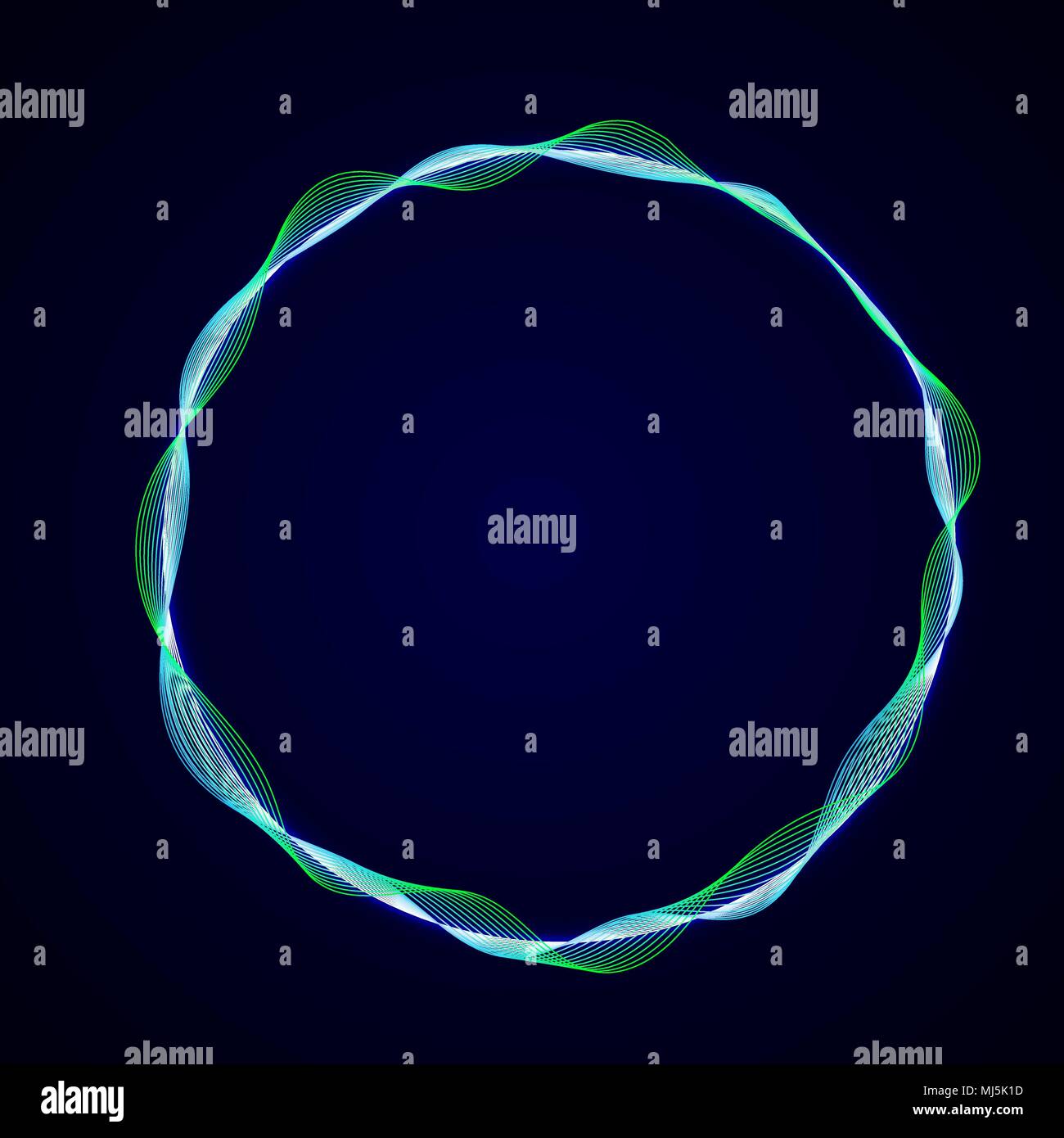 Neon sound waves Stock Vector Images - Alamy