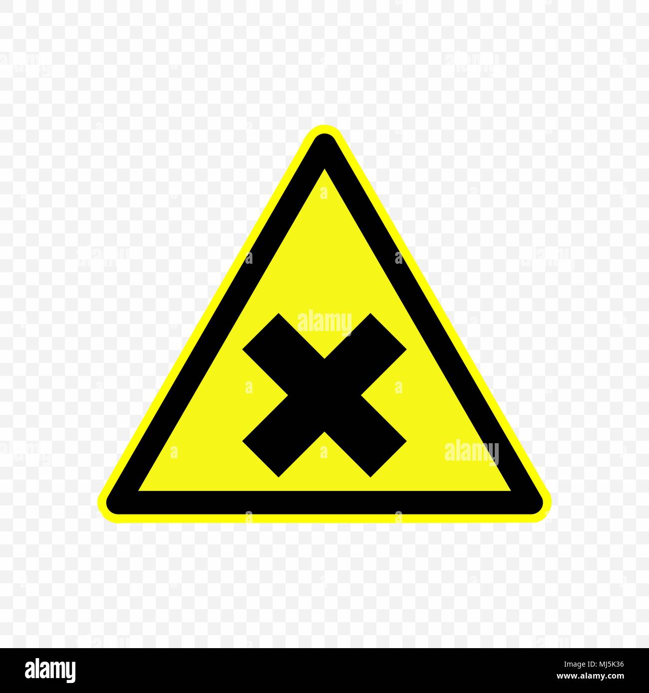 Generic caution Warning sign. Hazard symbols Stock Vector Image & Art ...
