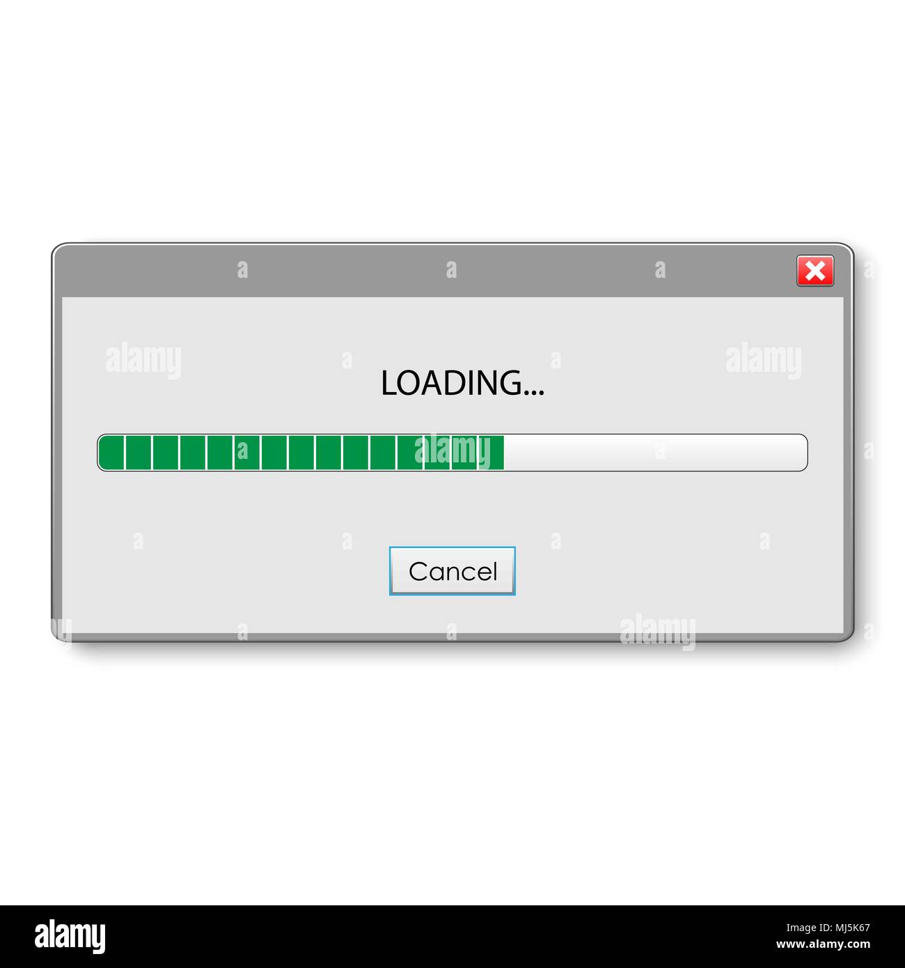 Loading Bar for ui and ux design. Vector illustration Stock Vector ...