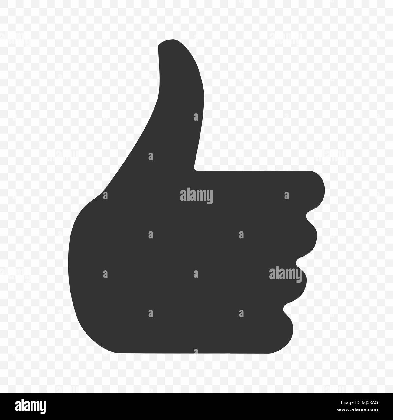 Thumb up Hand icon. Vector illustration Stock Vector Image & Art - Alamy