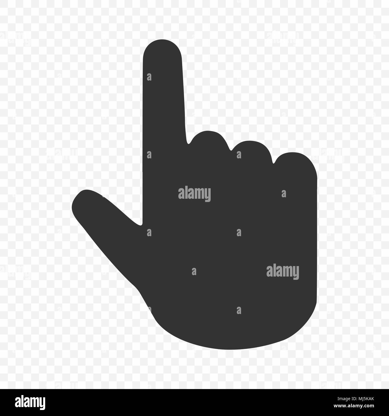 Mouse Hand Cursor Vector Icon Stock Vector Image & Art - Alamy