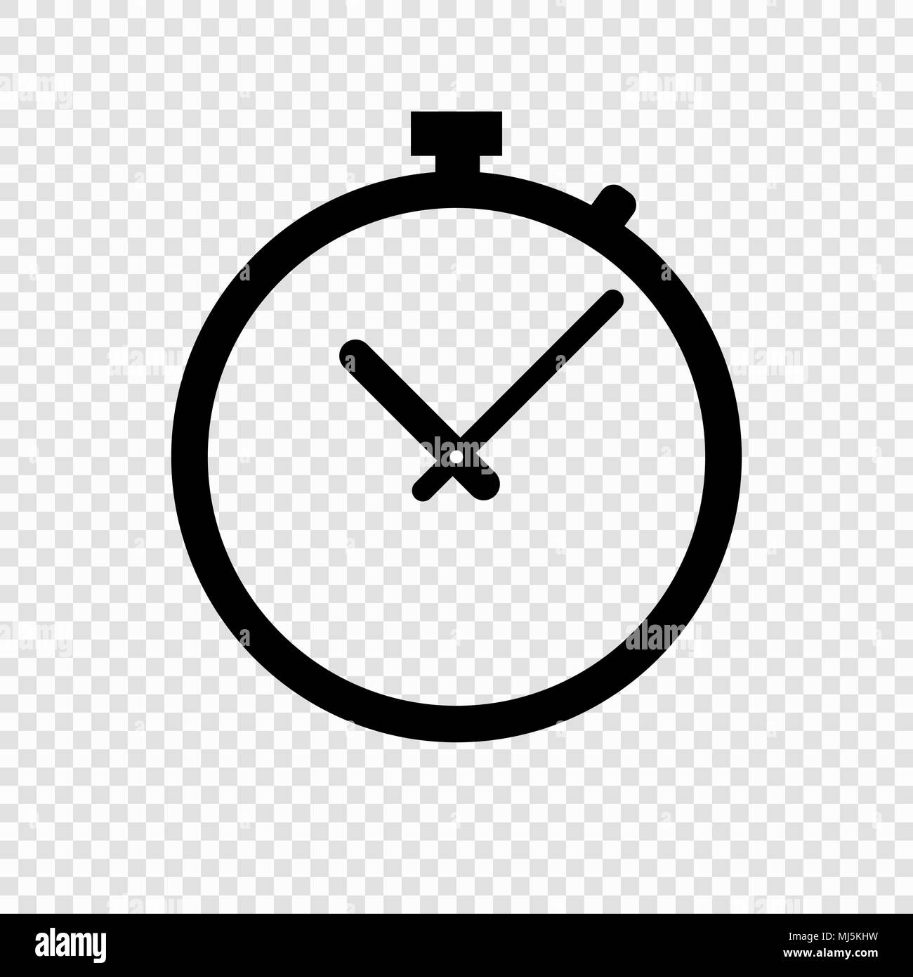 Clock vector icon. Time sign. Vector illustration Stock Vector Image ...