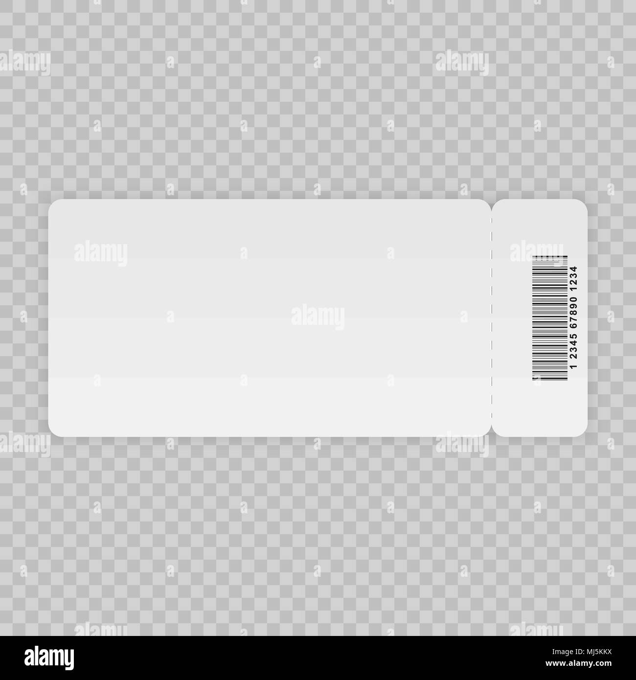 Ticket Barcode Transparent Background
