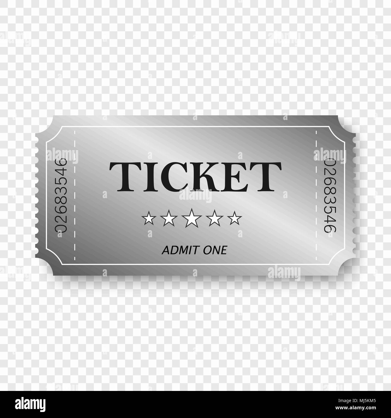 Admission Ticket Vector