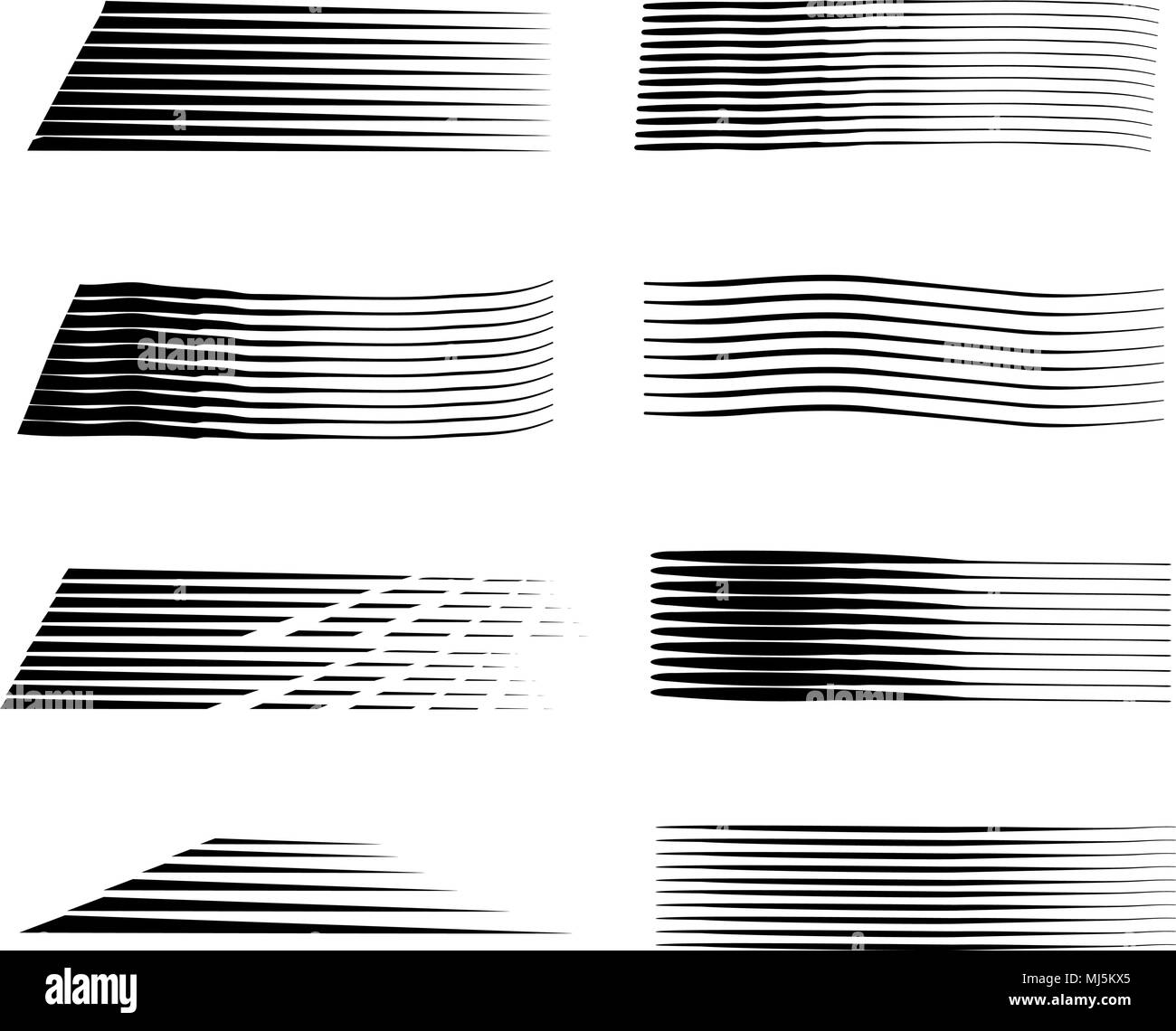 Manga speed lines set vector Stock Vector Images - Alamy