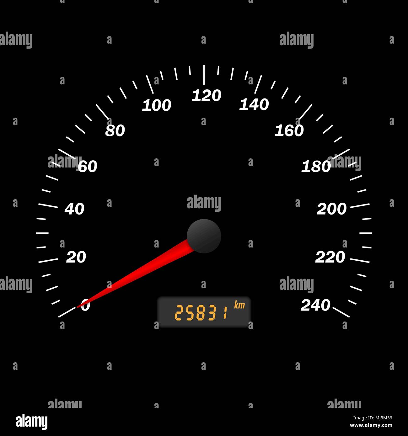 Realistic vector car speedometer interface. Dashboard panel Stock ... Realistic vector car speedometer interface. Dashboard panel Stock ...