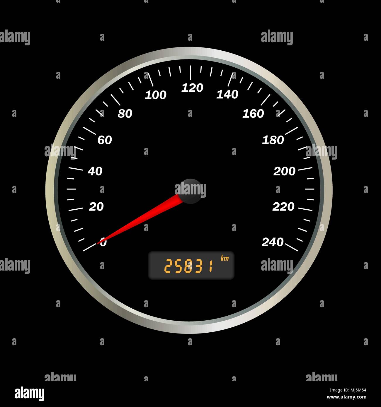 Realistic vector car speedometer interface. Dashboard panel Stock ... Realistic vector car speedometer interface. Dashboard panel Stock ...