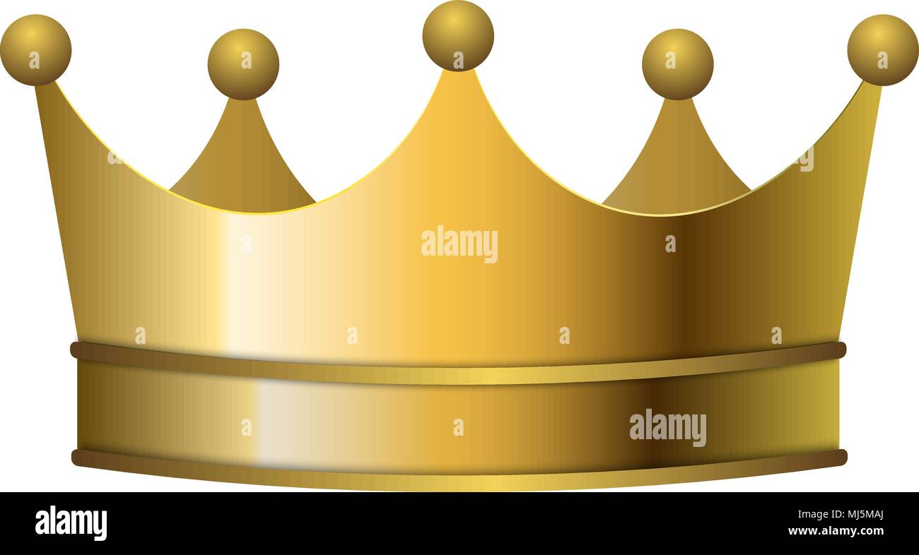 3d realistic golden crown. Vector illustration Stock Vector Image & Art ...