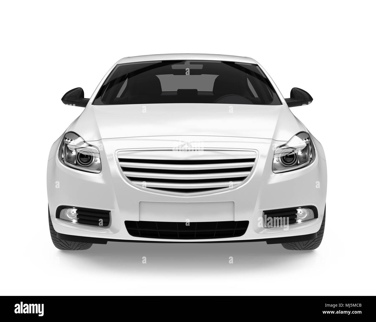 Sedan Car Isolated Stock Photo - Alamy