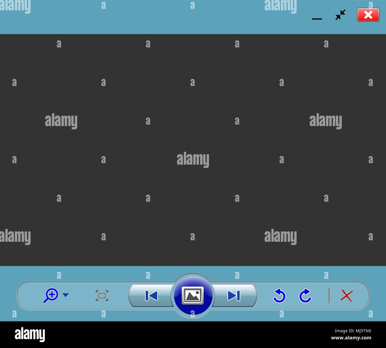 Web image viewer template. Vector illustration Stock Vector Image & Art ...