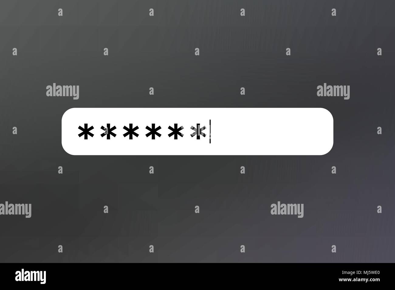 Secure password typing, login sequence Stock Vector Image & Art - Alamy