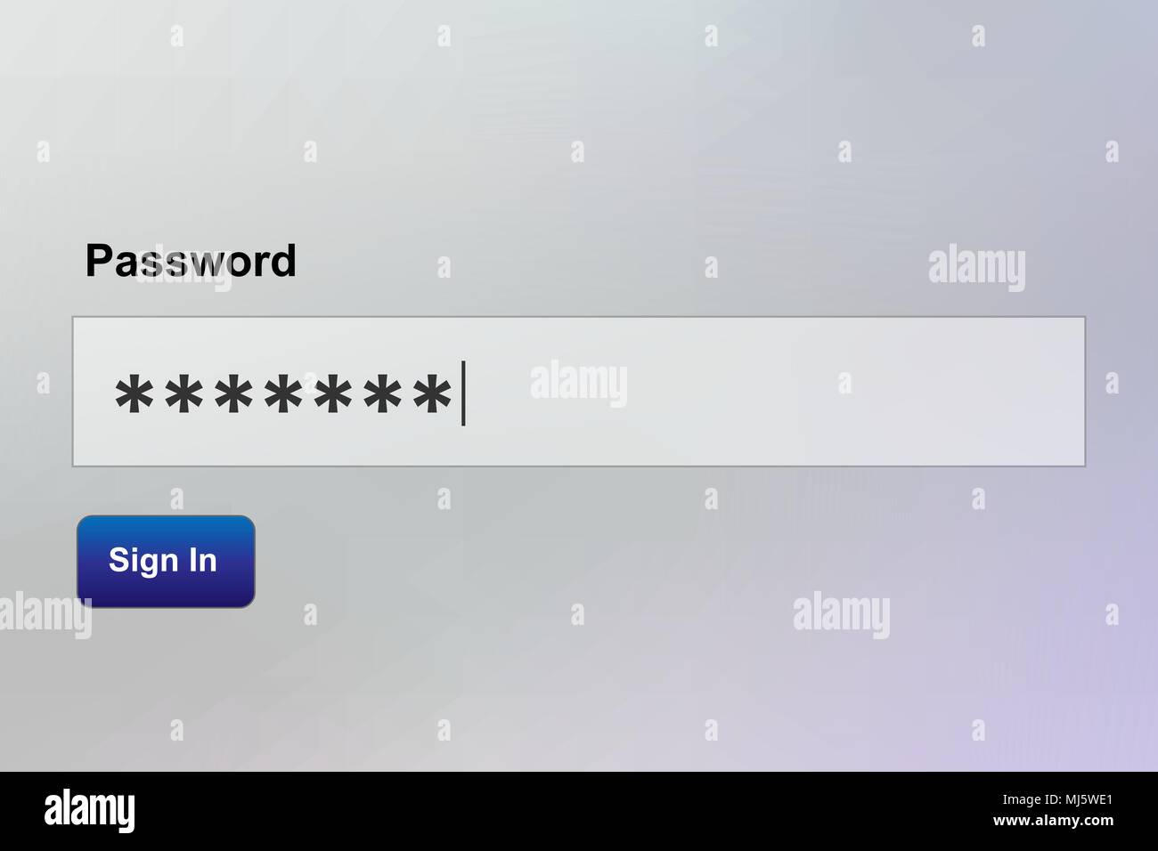 Secure password typing, login sequence Stock Vector Image & Art - Alamy