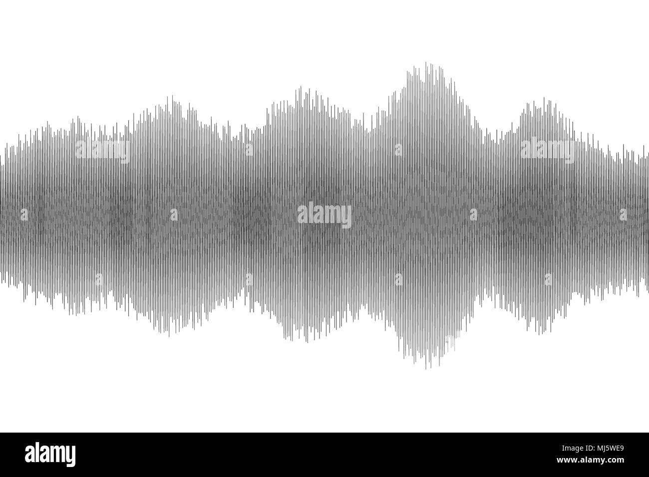 seismic waves oscillation earthquake waveform with random frequency and ...