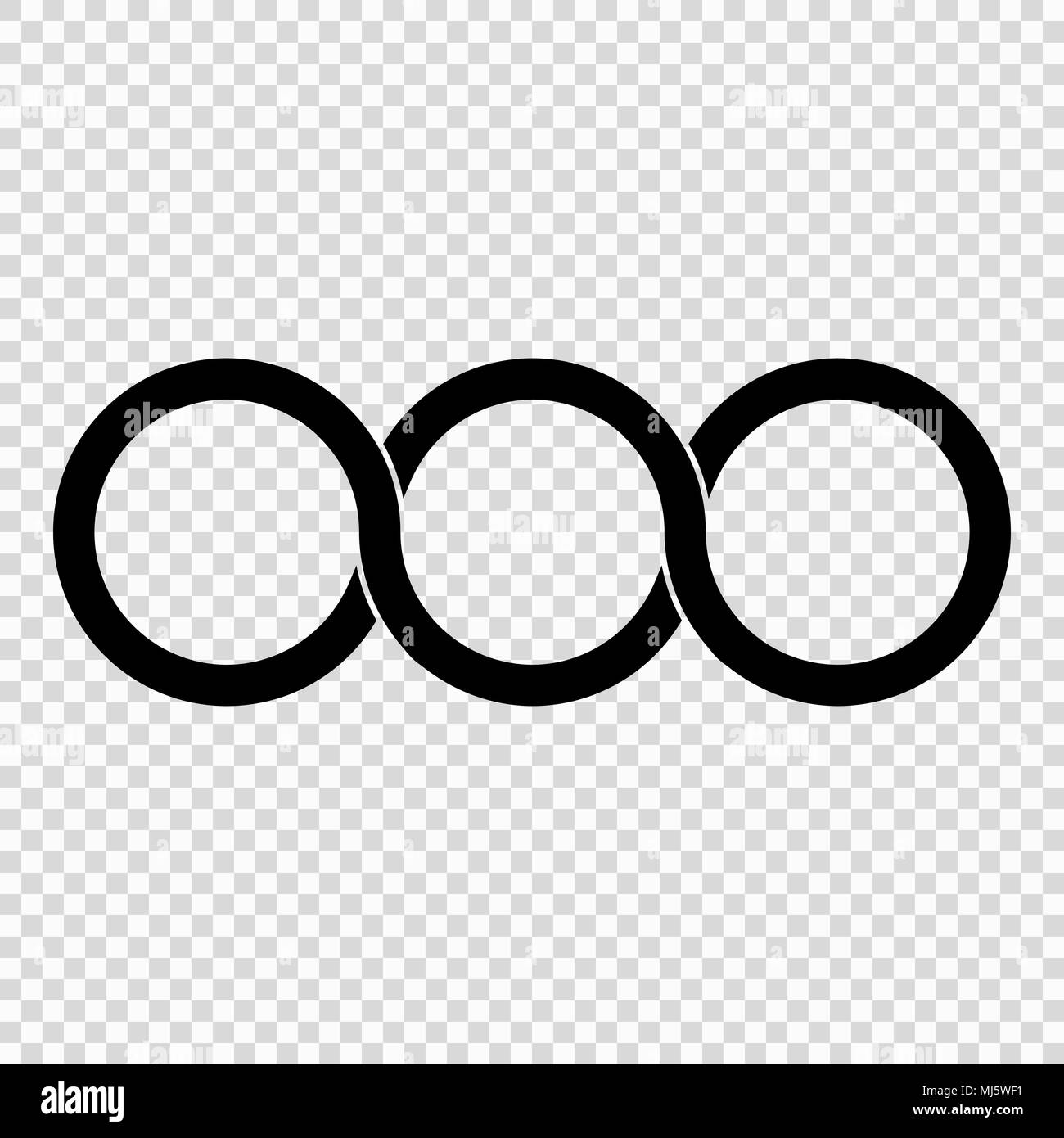 Interlocking circles hi-res stock photography and images - Alamy