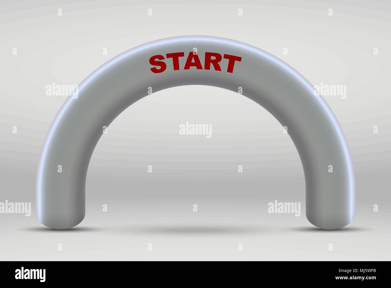 3D Inflatable start line arch Stock Vector Image & Art - Alamy