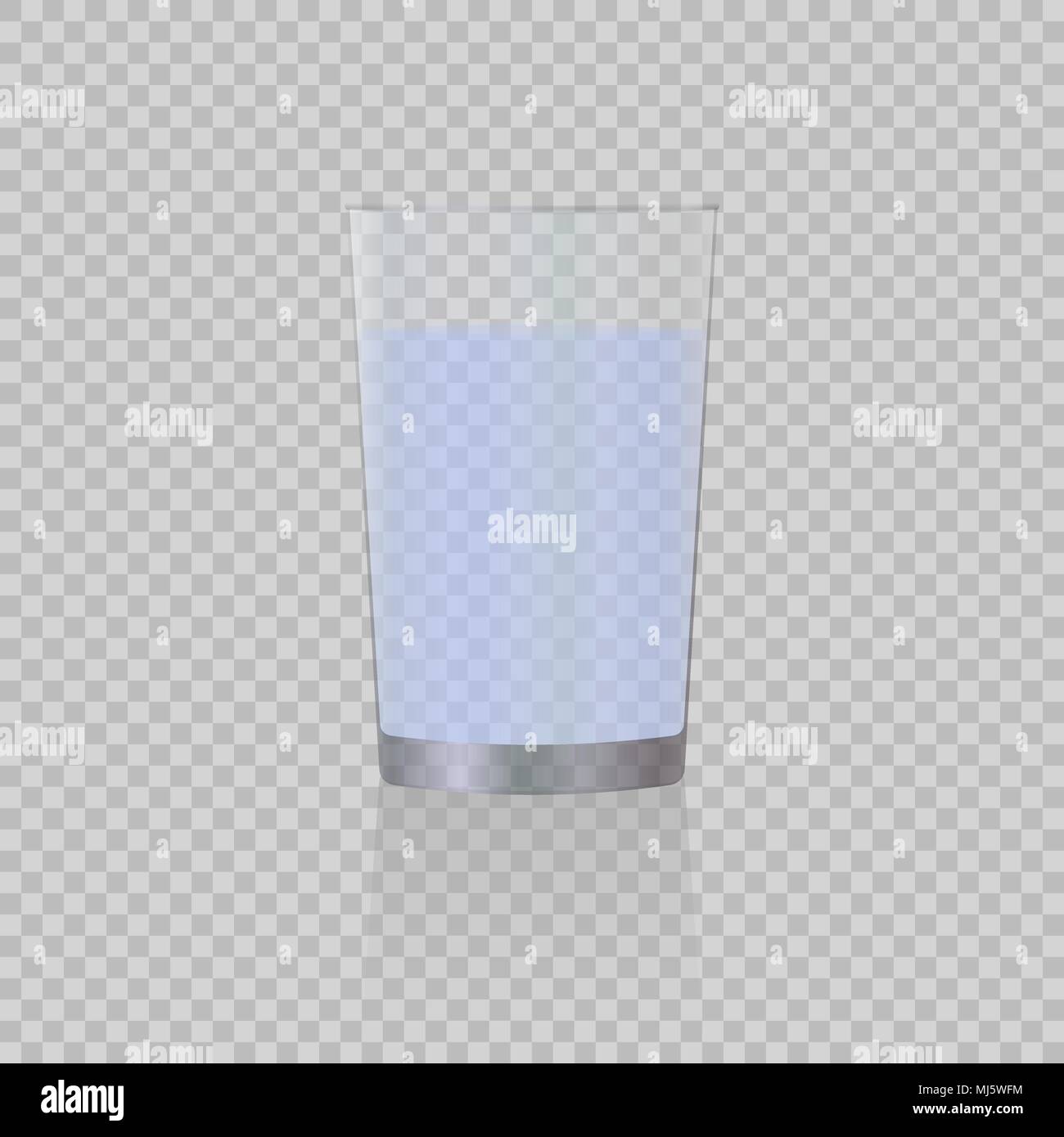 Water Glass on Transparent Background Stock Vector Image & Art - Alamy