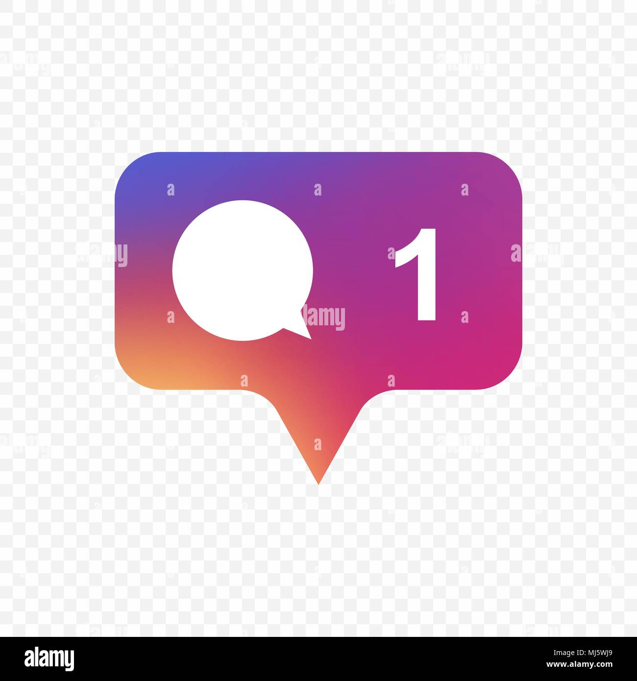 social media comment vector icon Stock Vector Image & Art - Alamy