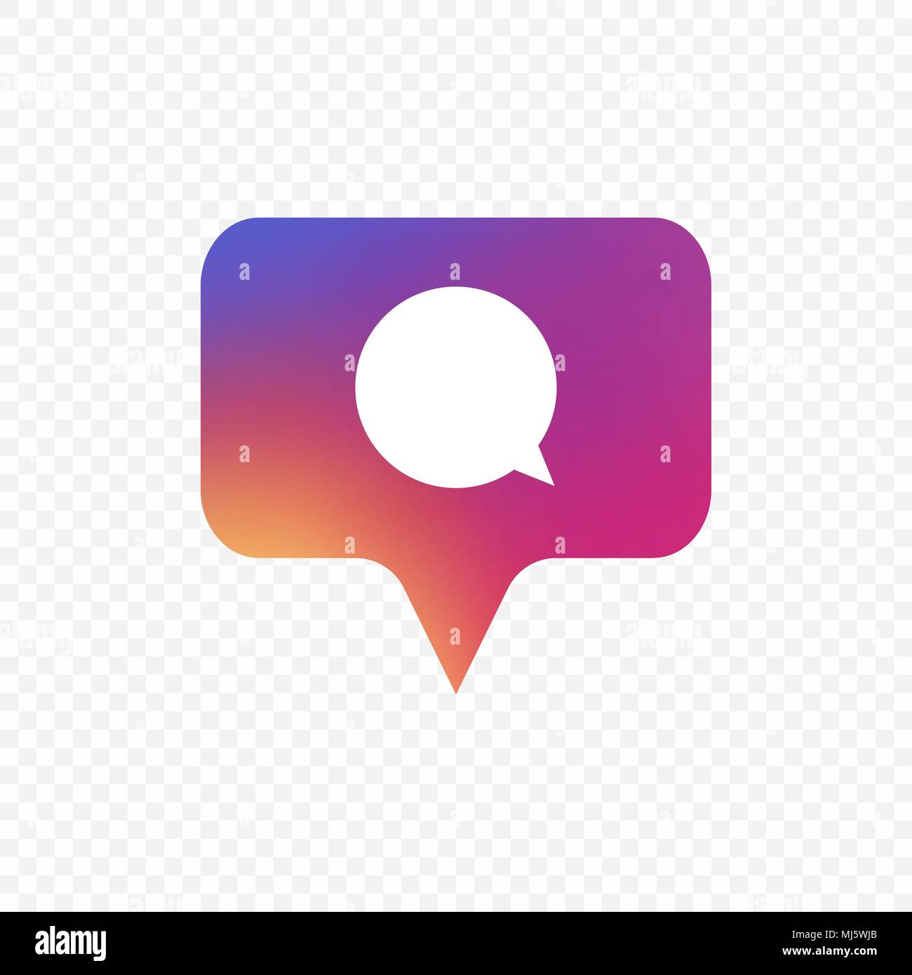 social media comment vector icon Stock Vector Image & Art - Alamy