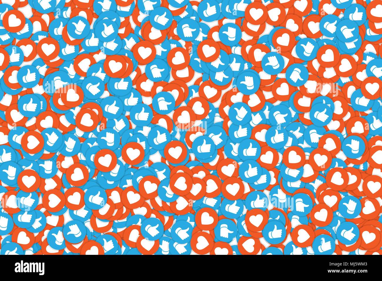 social media like background Stock Vector Image & Art - Alamy