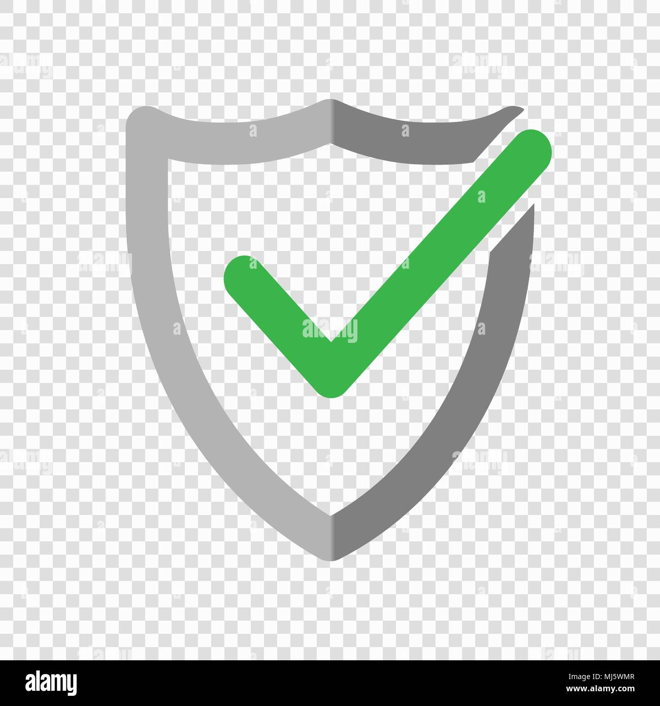 Shield check mark logo icon Stock Vector Image & Art - Alamy