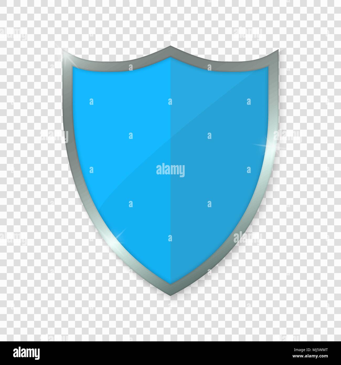 blue shield. vector illustration Stock Vector Image & Art - Alamy