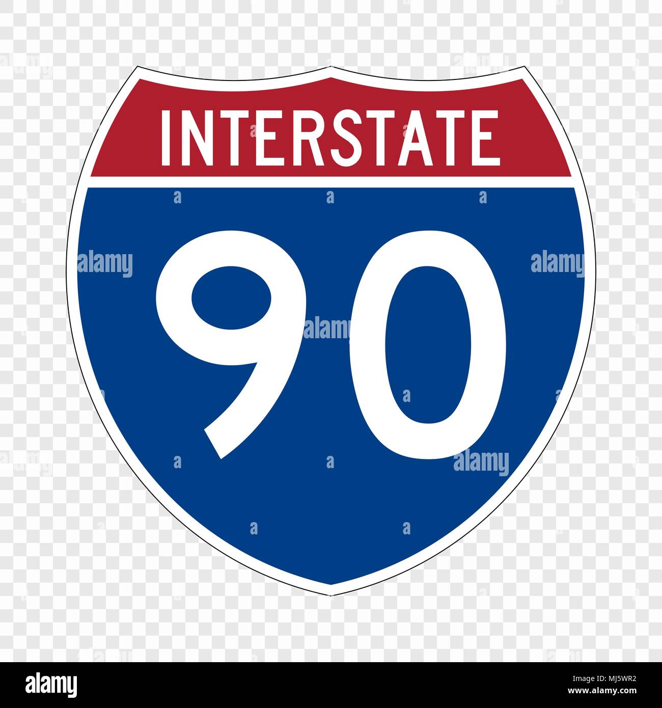 Highway system map usa hi-res stock photography and images - Alamy