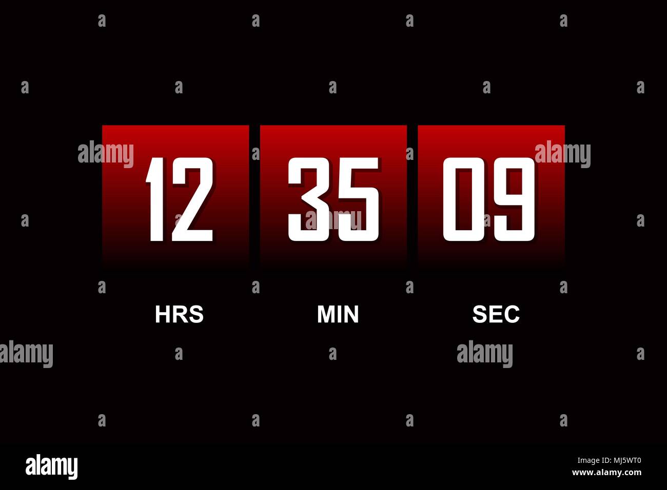Countdown Vector Template Digital Clock Timer Background For Coming Soon Stock Vector Image 6316
