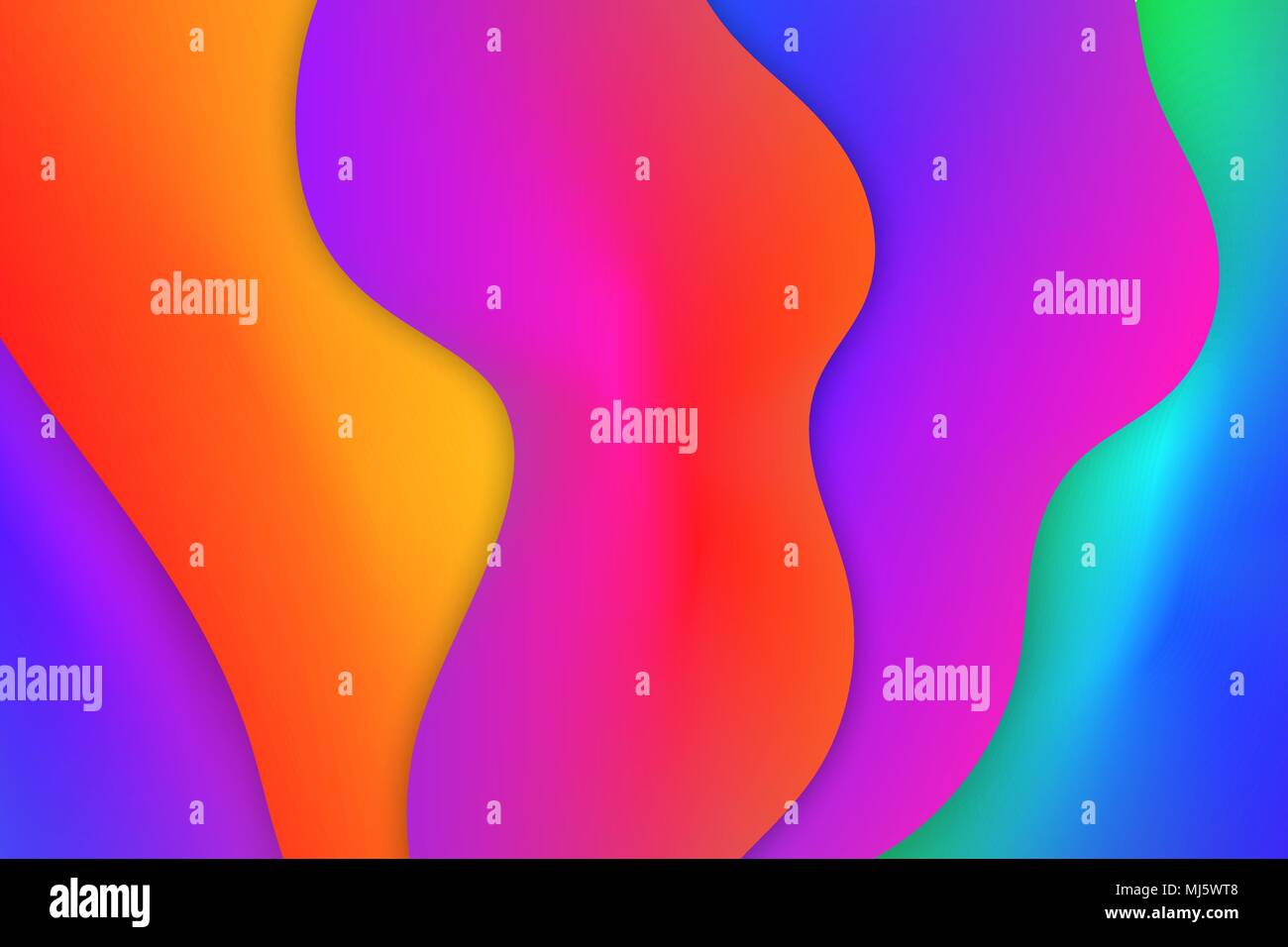 Colorful shapes vector vectors hi-res stock photography and images - Alamy
