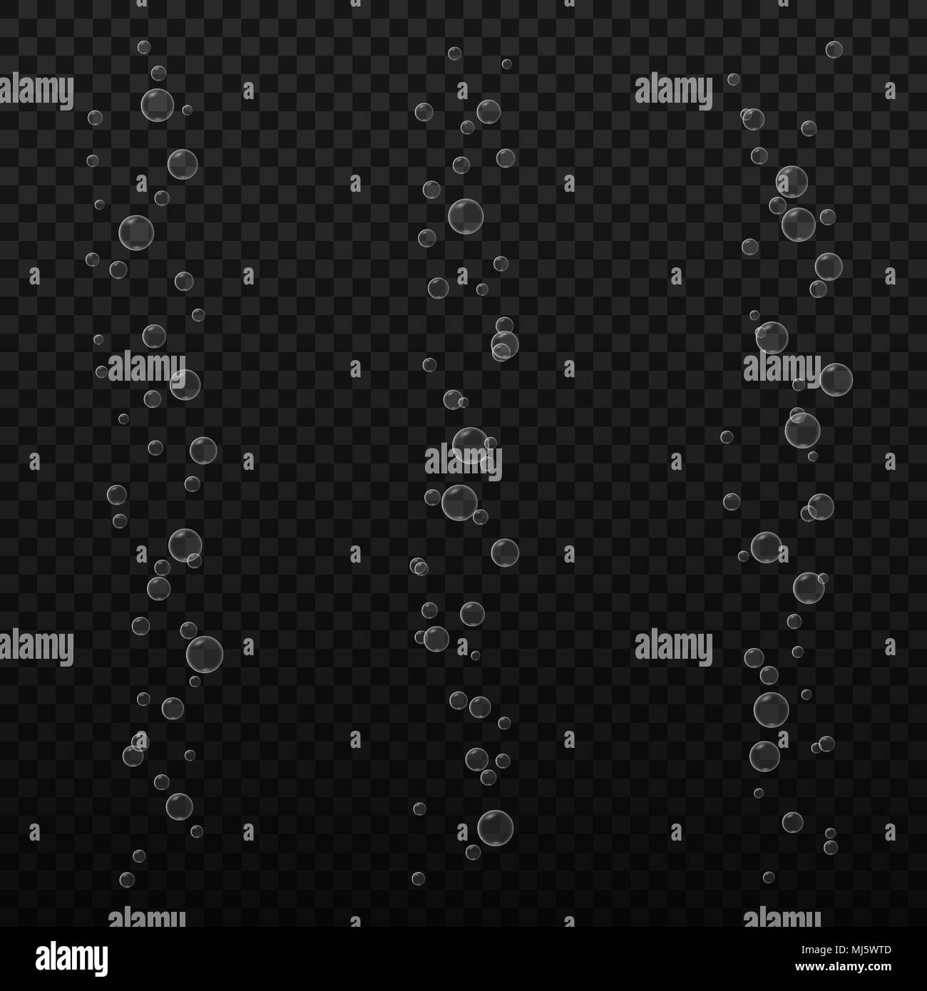 Champagne bubbles fizzy sparkles Stock Vector Images - Alamy