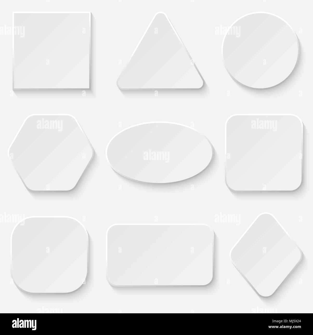 Abstract background rounded square Black and White Stock Photos ...