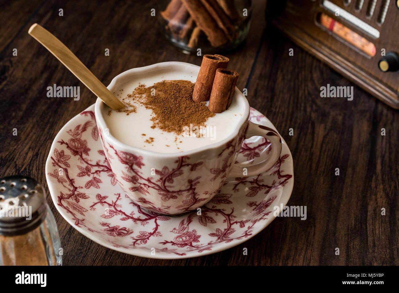 Salep is a flour made from the tubers of the orchid genus Orchis ...