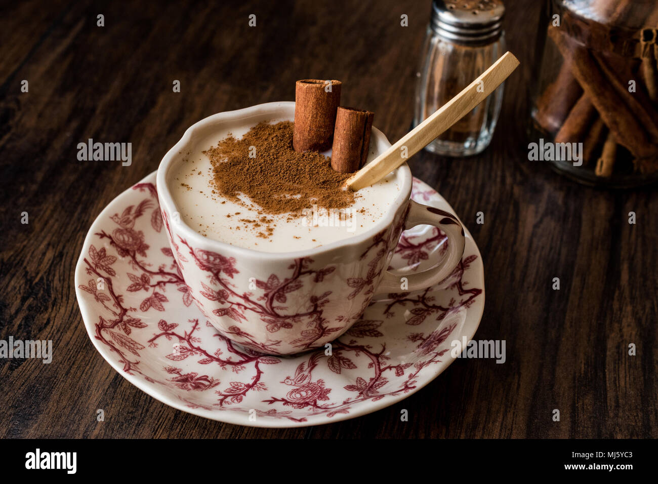 Salep is a flour made from the tubers of the orchid genus Orchis ...
