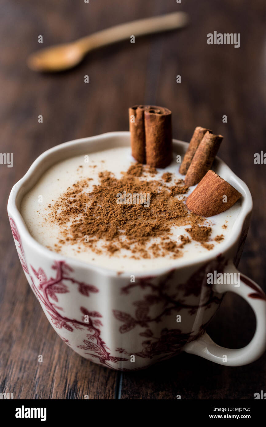 Salep is a flour made from the tubers of the orchid genus Orchis ...