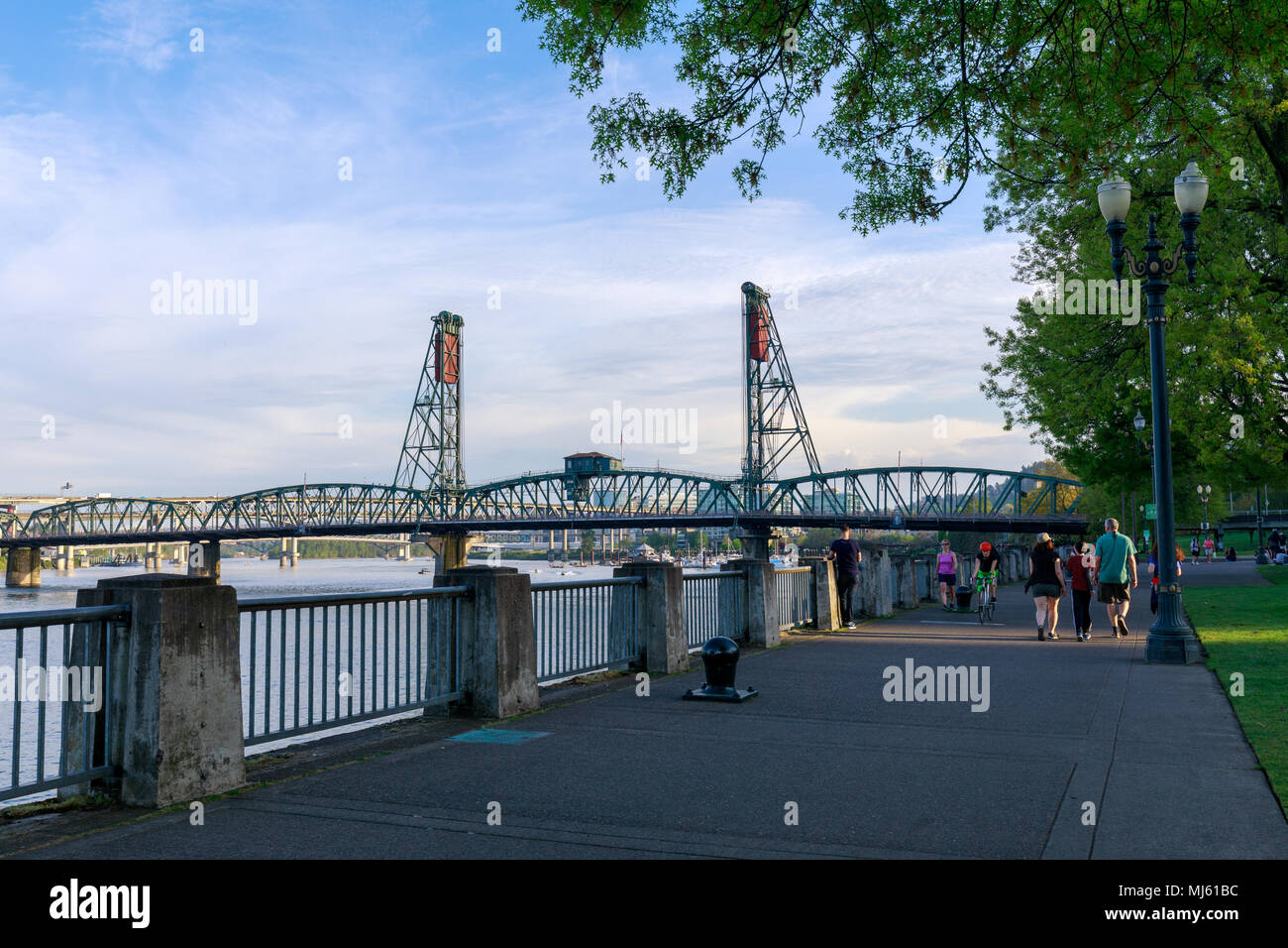 Portland, Oregon, USA - April 27, 2018 : Scenery of Tom McCall ...